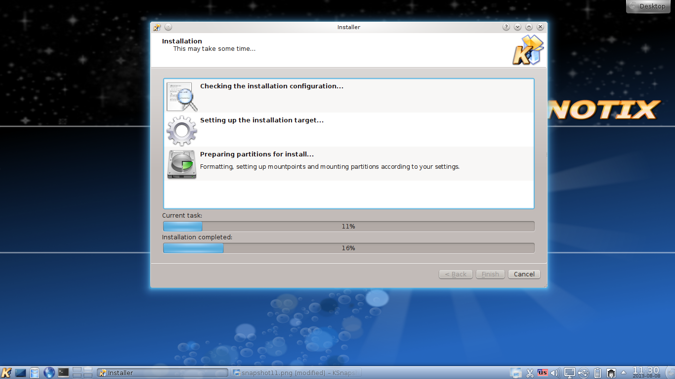 Kanotix Dragonfire LinuxTag 2013 KDE 64 bit REVIEW : Simply efficient ...