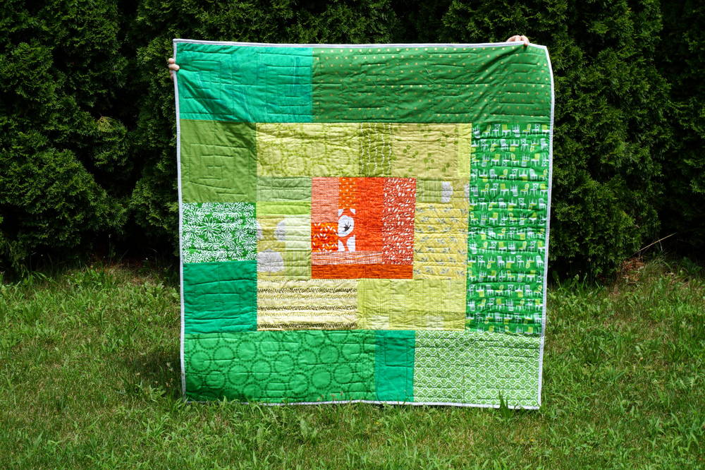 Color Block Baby Quilt | Quilty Habit | Bloglovin’