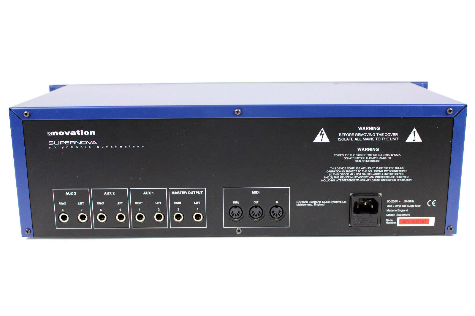 MATRIXSYNTH: Novation Supernova Rack Synth Virtual Analog Synthesizer ...