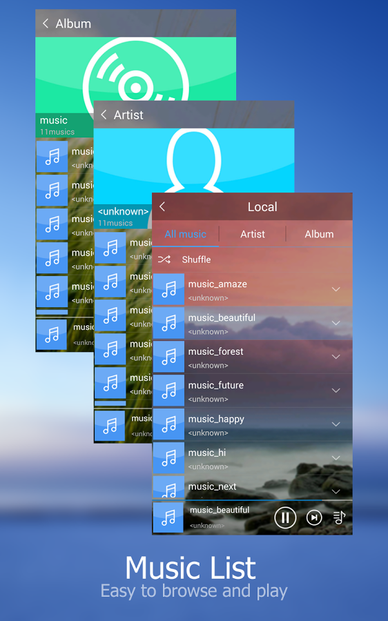 Aplikasi Audio Player Android ~ Blog From Android