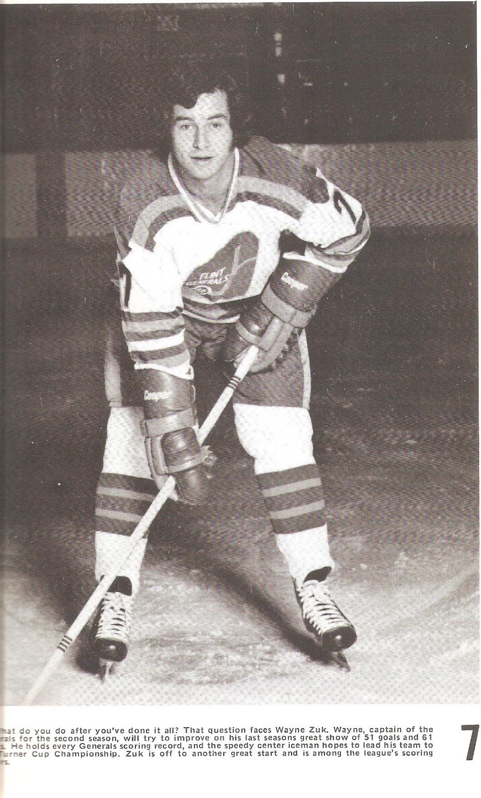Flint Generals yearbook (IHL, 1973-74)
