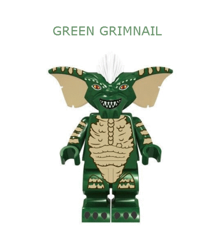 Green Gremlin and Gizmo figures building toy Super Heroes gift toy for ...