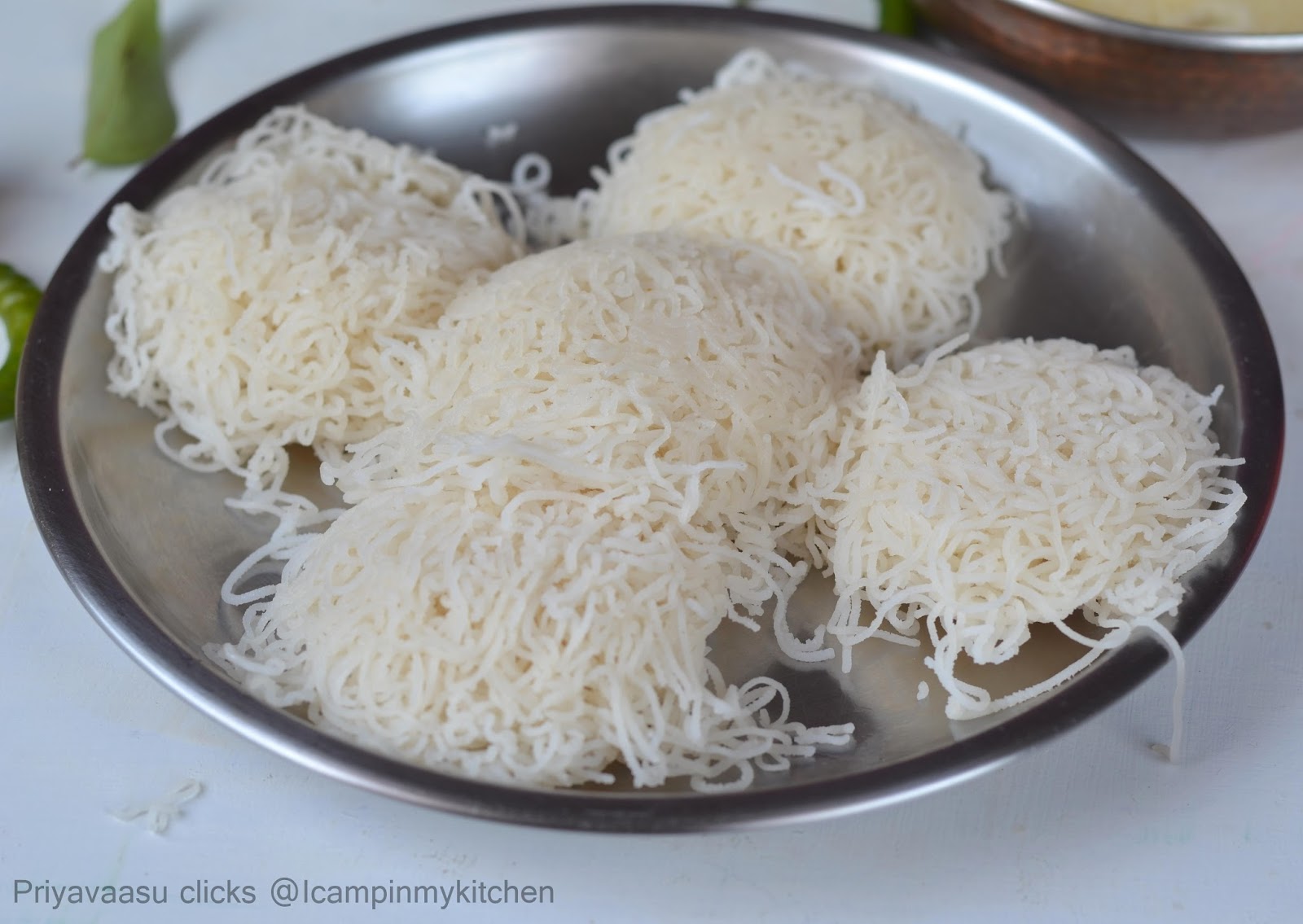 Idiyappam/Nool Puttu/String hoppers with Vegetable Stew/Ishtu ...