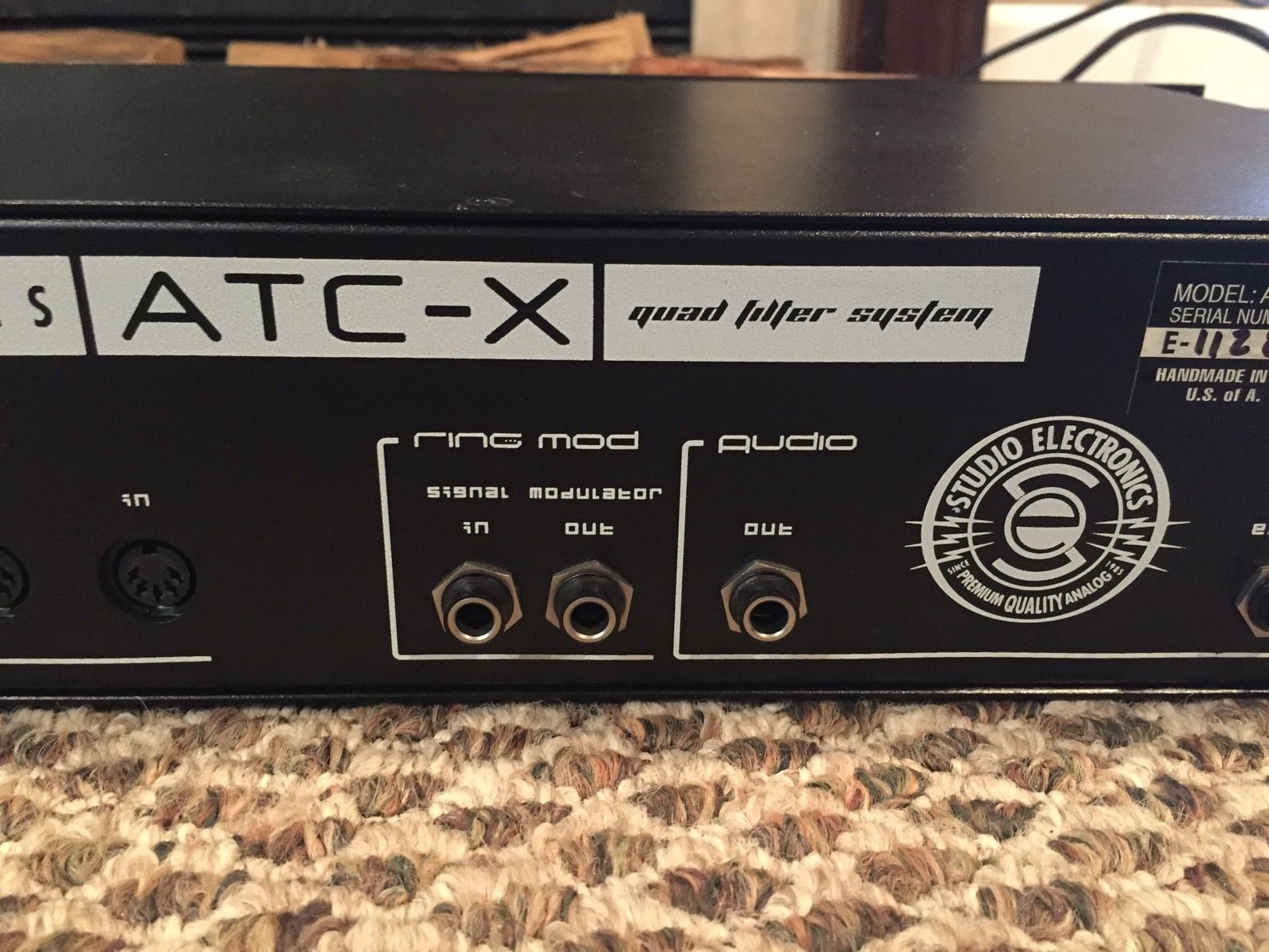 MATRIXSYNTH: Studio Electronics ATC-X QFS Quad Filter System SN E-1128