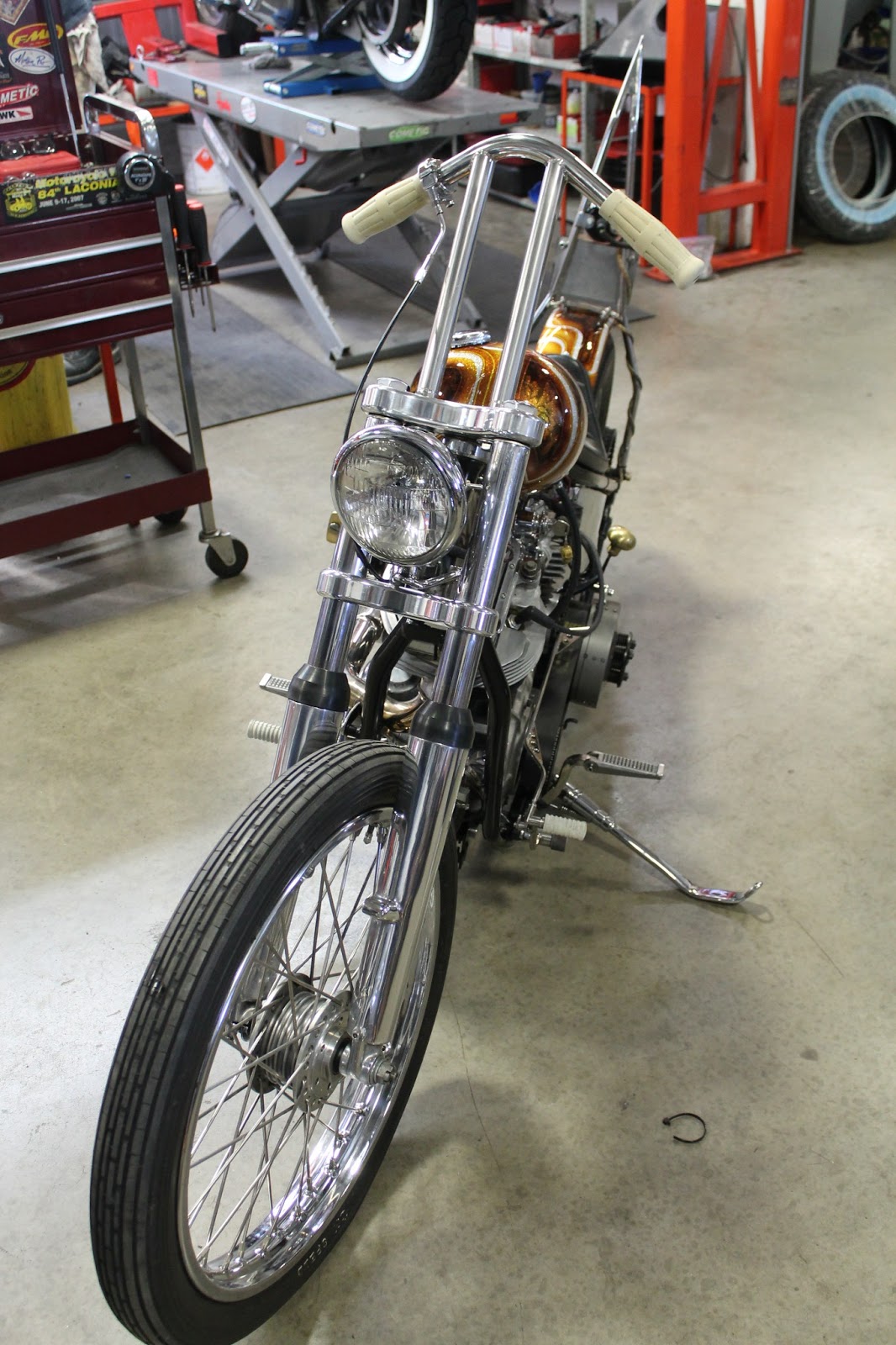Restored Motorcycle Style: ROBS 53 PANHEAD CHOP GET A MILD CHANGE