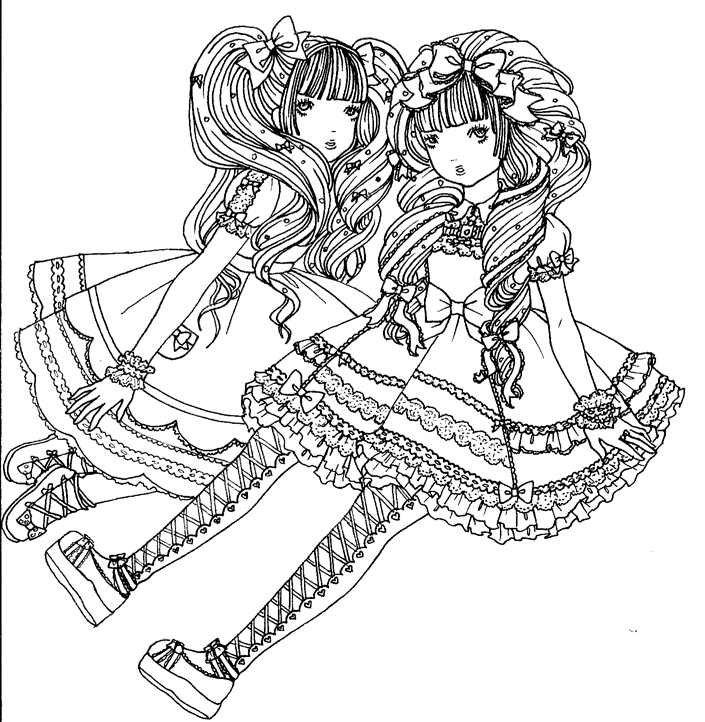 Lolita Paradise: Angelic Pretty libro para colorear