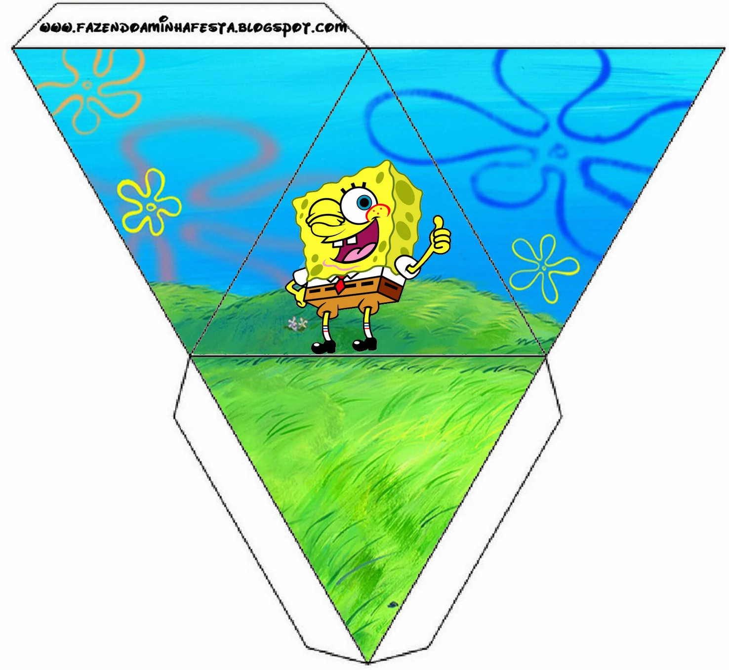 SpongeBob SquarePants: Free Printable Boxes. - Oh My Fiesta! in english