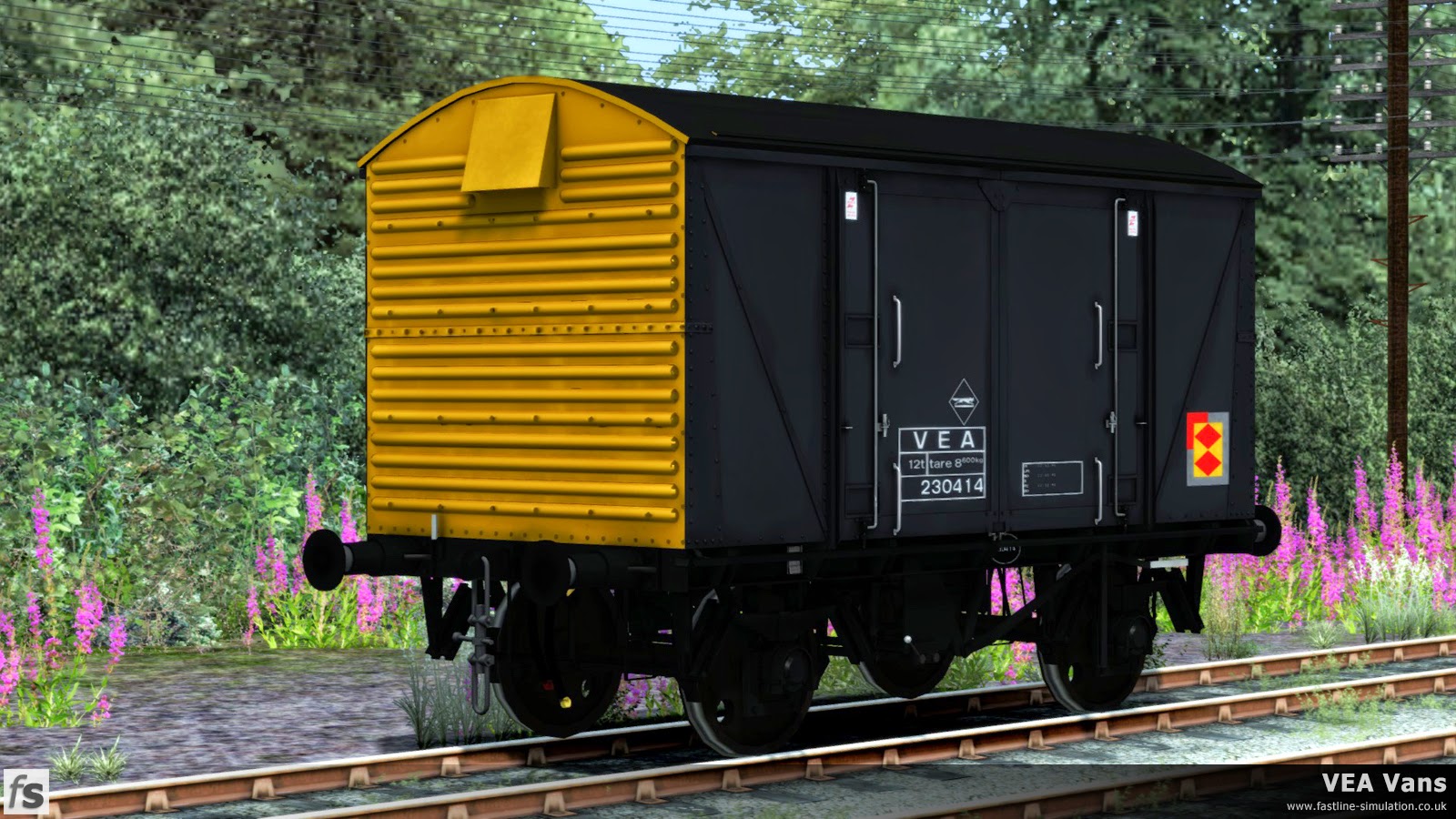 fastline simulation: VEA Vans: Railfreight Distribution VEA