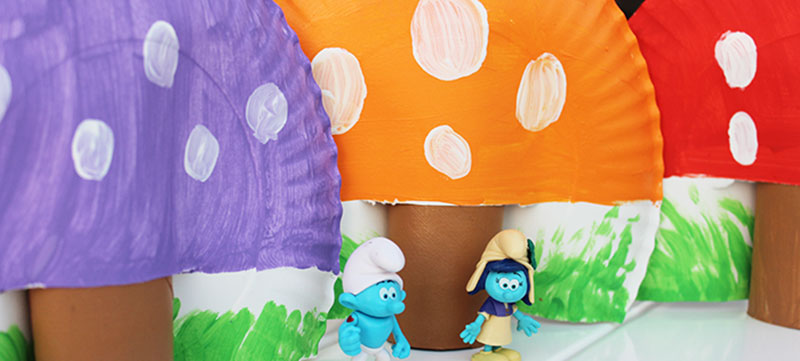A Smurfs Village Craft Your Kids Will Love | Sunny Day Family