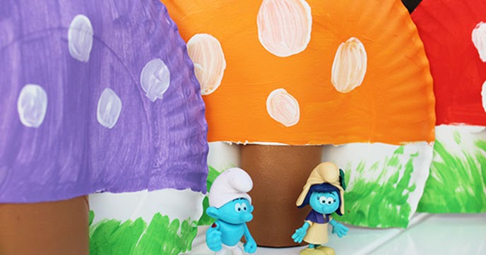 A Smurfs Village Craft Your Kids Will Love | Sunny Day Family