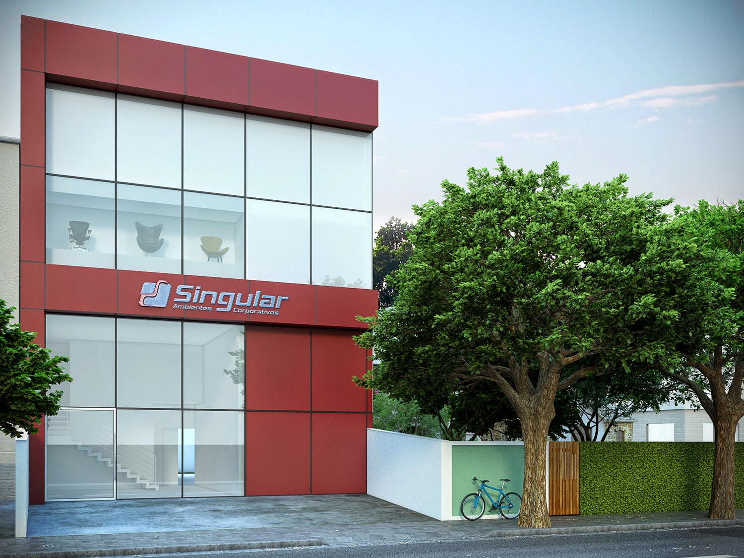 Dcom|d Arquitetura • Decoração • 3D.: Prédio Comercial - Osasco - SP