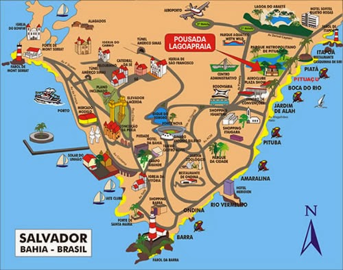Imóvelandcia Locais Turísticos De Salvador Bahia Brasil Os Pontos