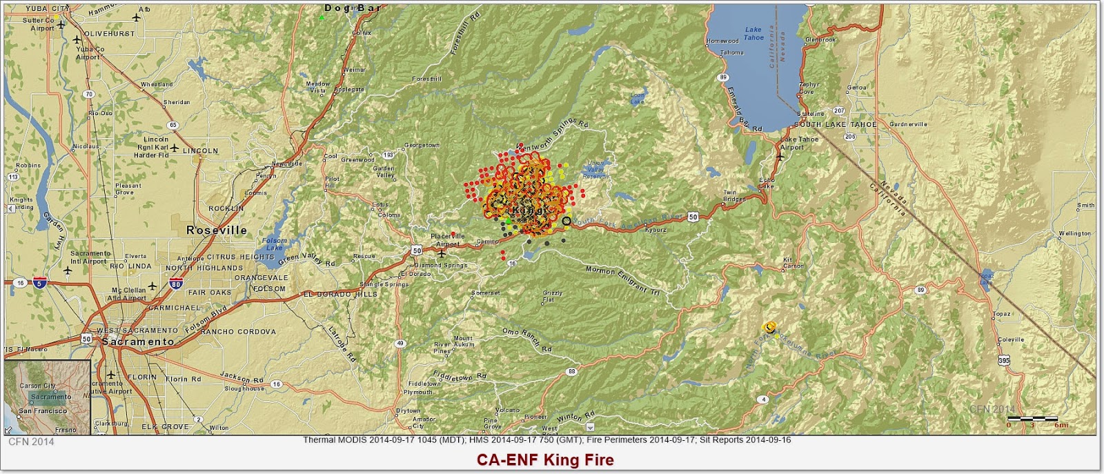 CFN - CALIFORNIA FIRE NEWS - CAL FIRE NEWS : CA-ENF King Fire: 18,544 ...