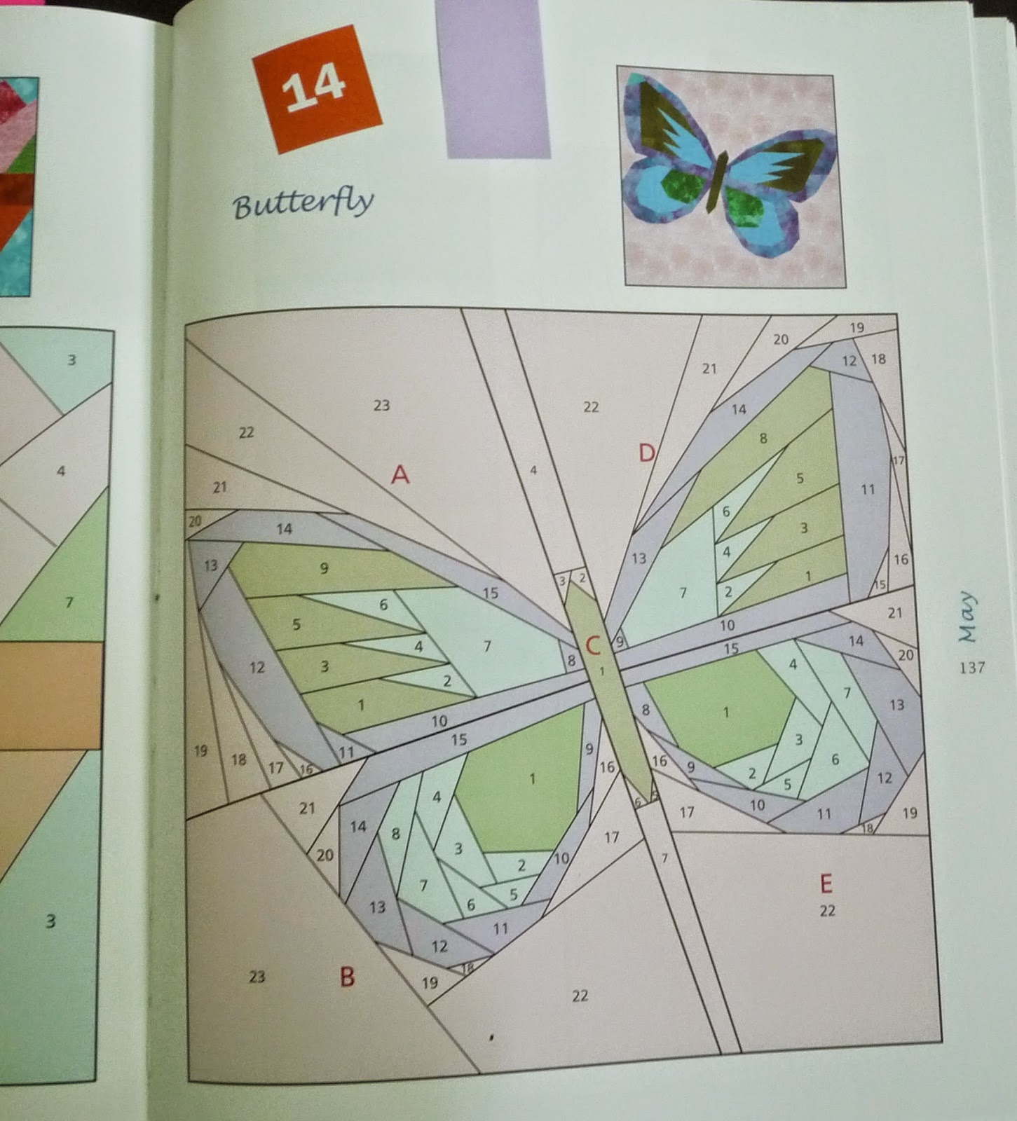 handmadewhimzy blog: Butterfly Pattern - Paper Piecing - How to ...