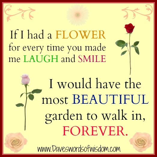 Daveswordsofwisdom.com: My Beautiful Flower Garden