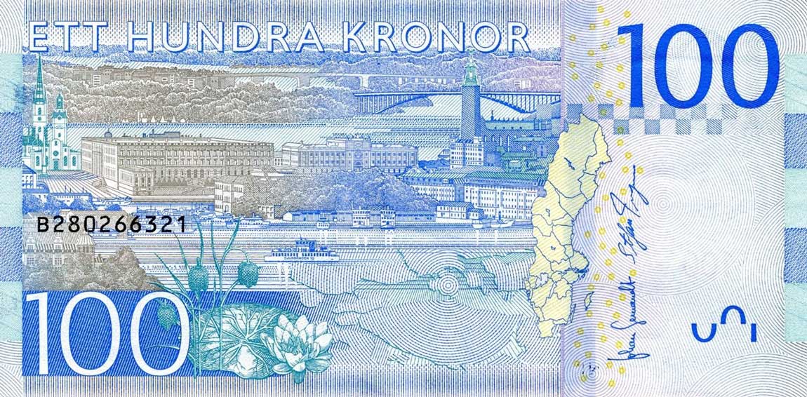 My Currency Collection: Sweden Currency 100 Krona banknote 2016 ...