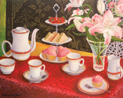 the homely place: Afternoon tea painting(s)