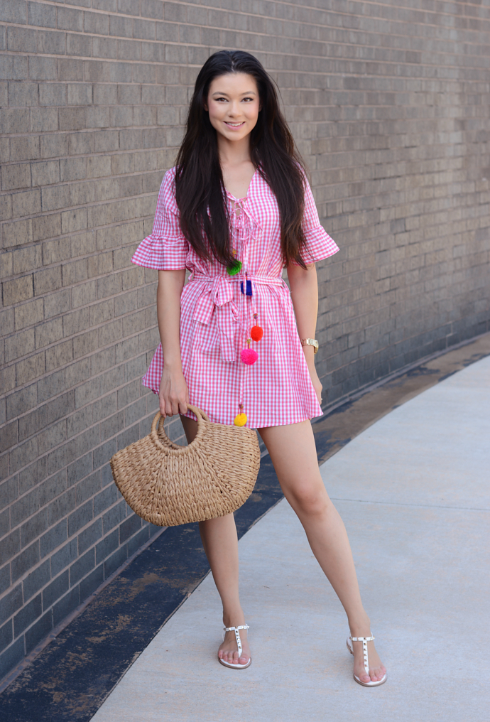 Primark Straw Bag With Pom Poms | semashow.com