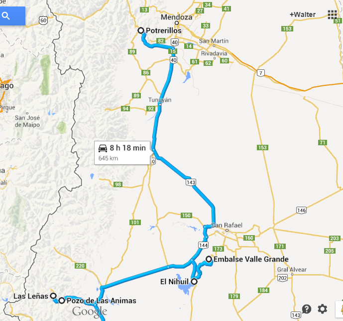 Ruta Nacional 40 Turismo Argentina : Mapas y recorridos