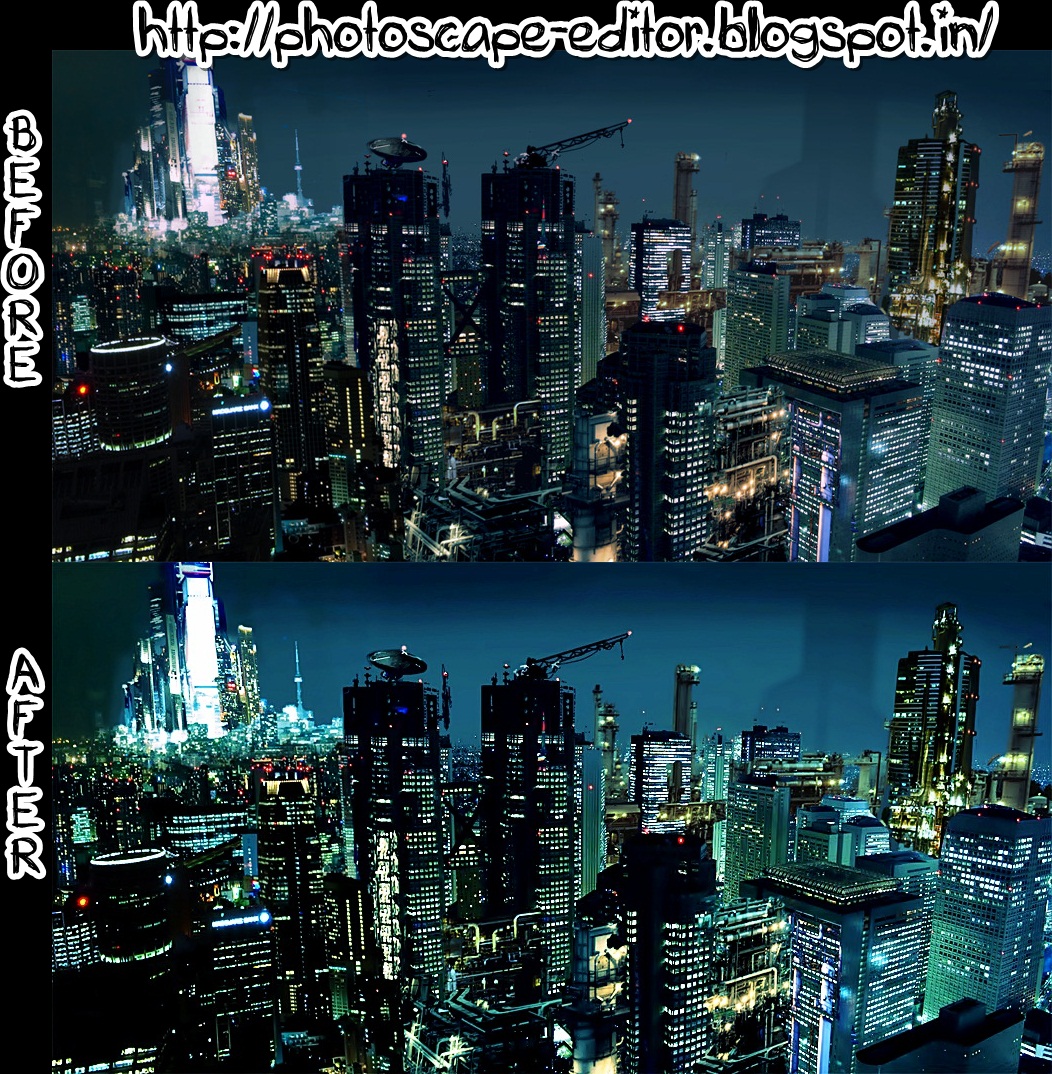Photoscape Editor: Tutorial For City Effect