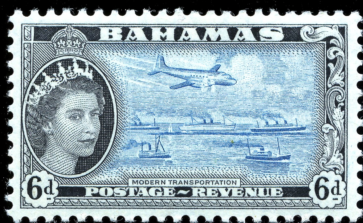 King George VI Postage Stamps: Bahamas 1954(1 Jan) - 63 SG201/216