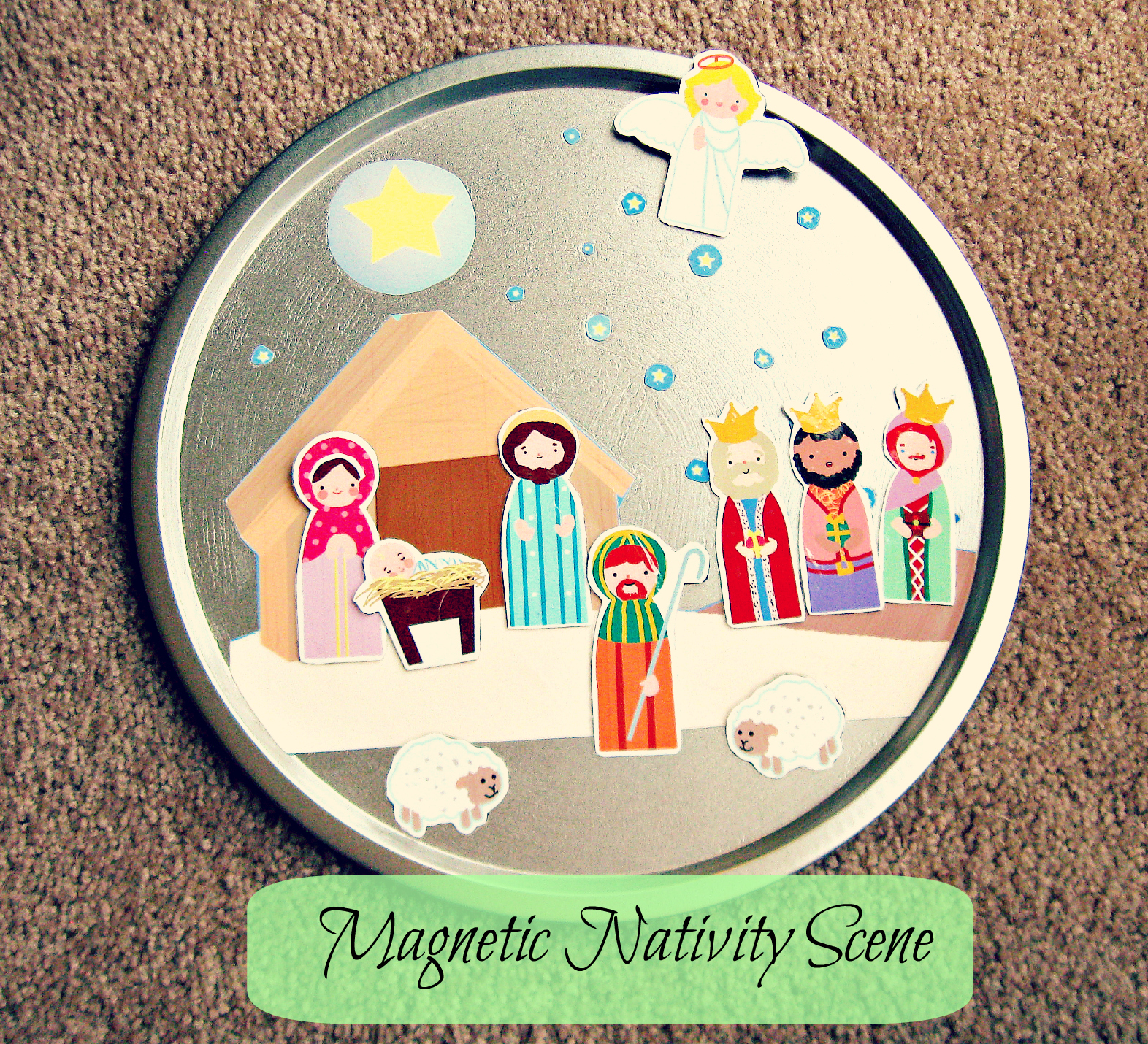 Homemade Gifts: Magnetic Nativity Scene