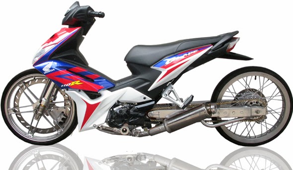 Foto Modifikasi Motor Honda Blade Terbaru