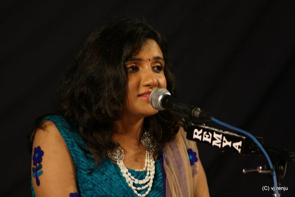 playback singer Manjari cute stills