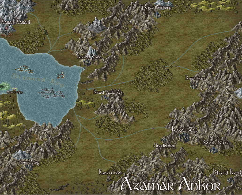 ExtraBushyBeards: Map of Azamar Ankor
