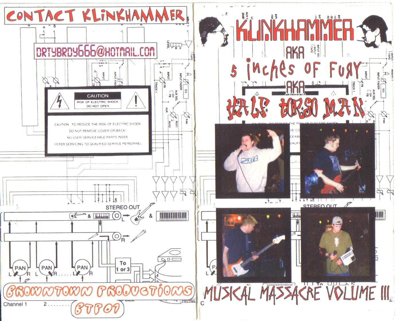BROWN SOUNDS: KLINKHAMMER-"MUSICAL MASSACRE III