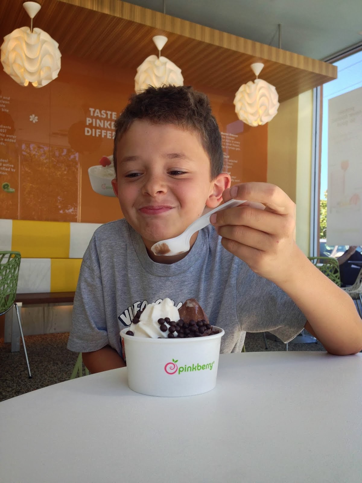 Stone Family Blog: Birthday fro yo