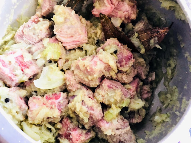 Mutton Rara ( Mutton pieces cooked in minced mutton gravy )