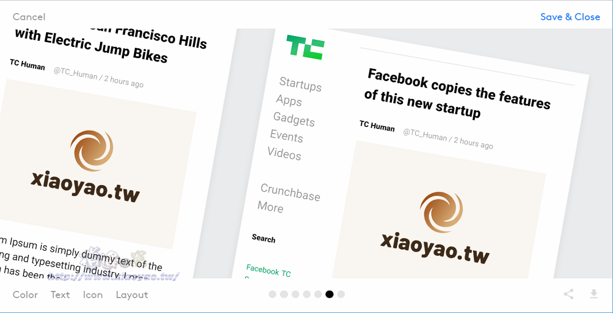 Launchaco 免費線上 Logo 設計，挑選字型、配色、圖示後由 AI 自動產生各種組合
