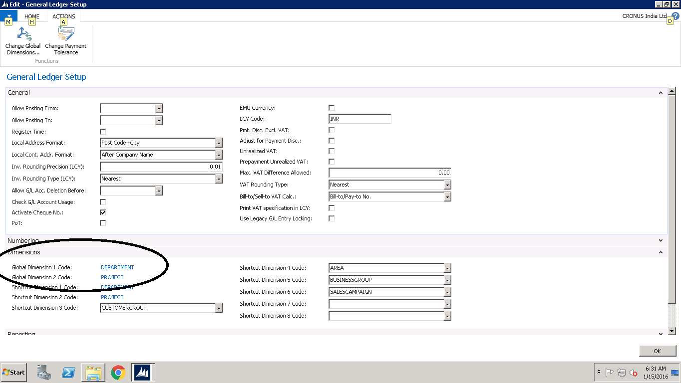 Microsoft Dynamics NAV-Functional Blog: GL-2: Dimensions (Cost Centers)