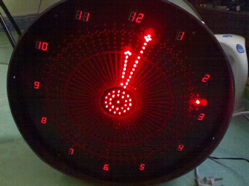 Đồng hồ kim hiển thị bằng LED đơn
