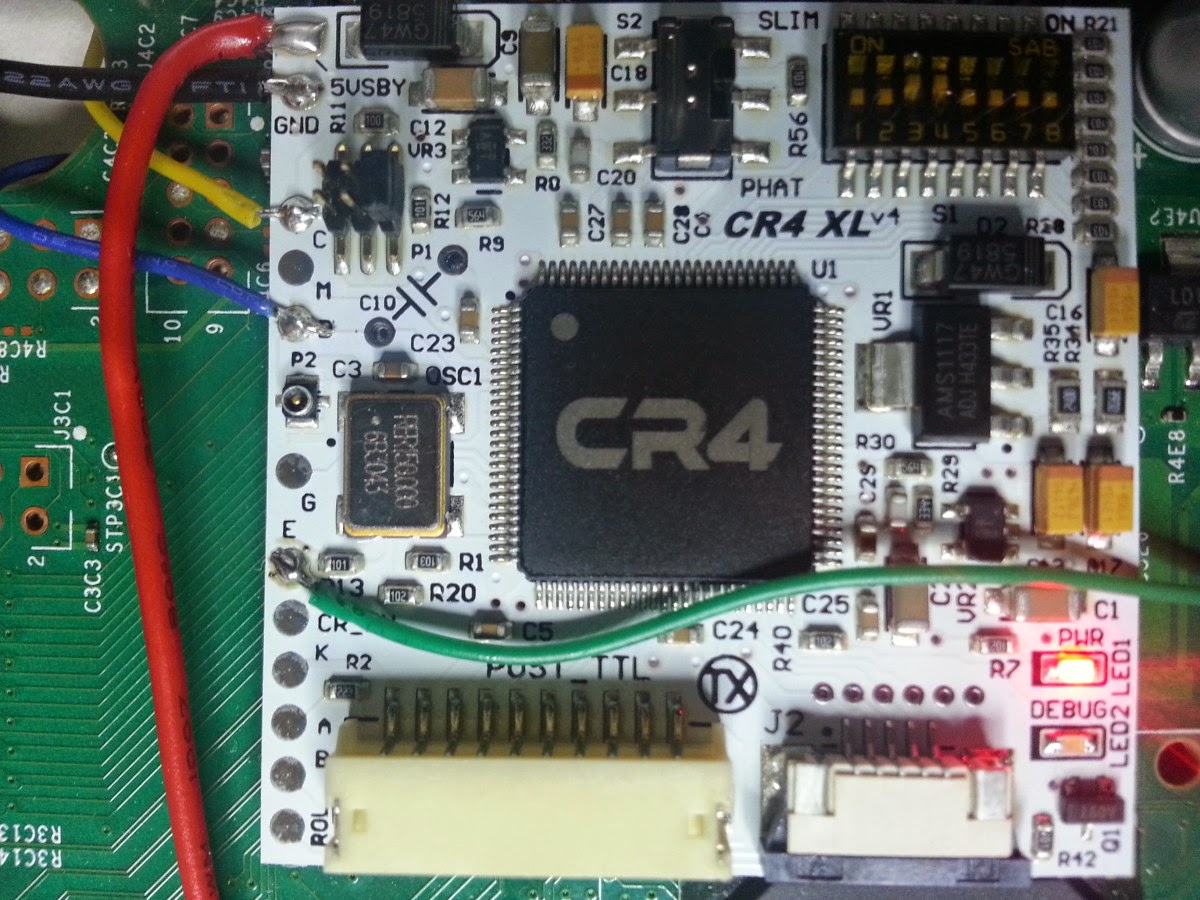 repairs and tech stuff: Xbox 360 Slim (Trinity) RGH2 CR4 XL install