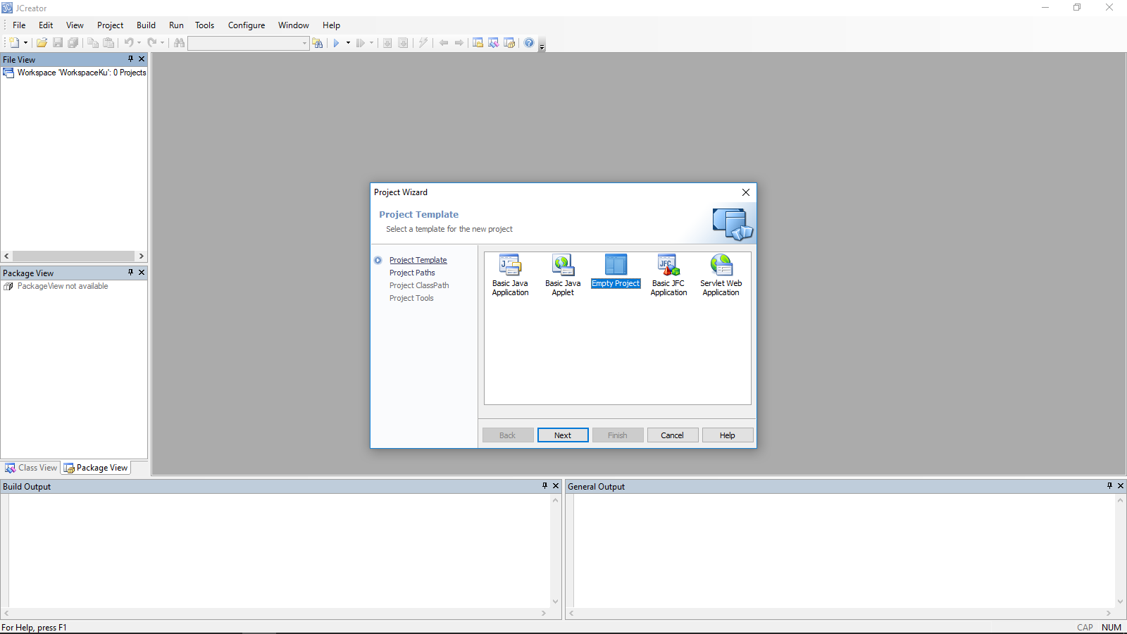 Belajar Java menggunakan Jcreator