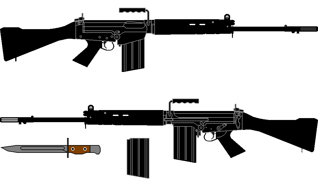 FN 49 INFANTRY RIFLE BLUEPRINTS