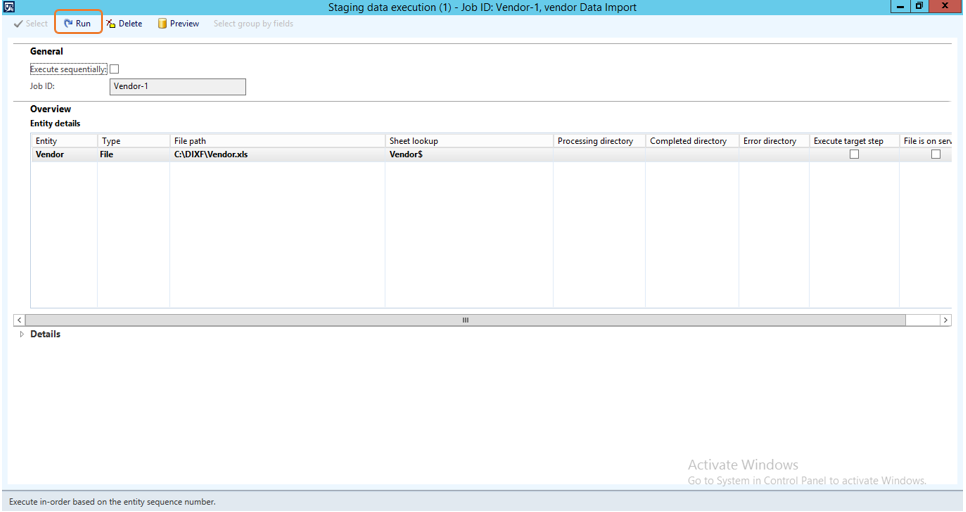 How to use Data Import Export Framework Module in AX 2012.