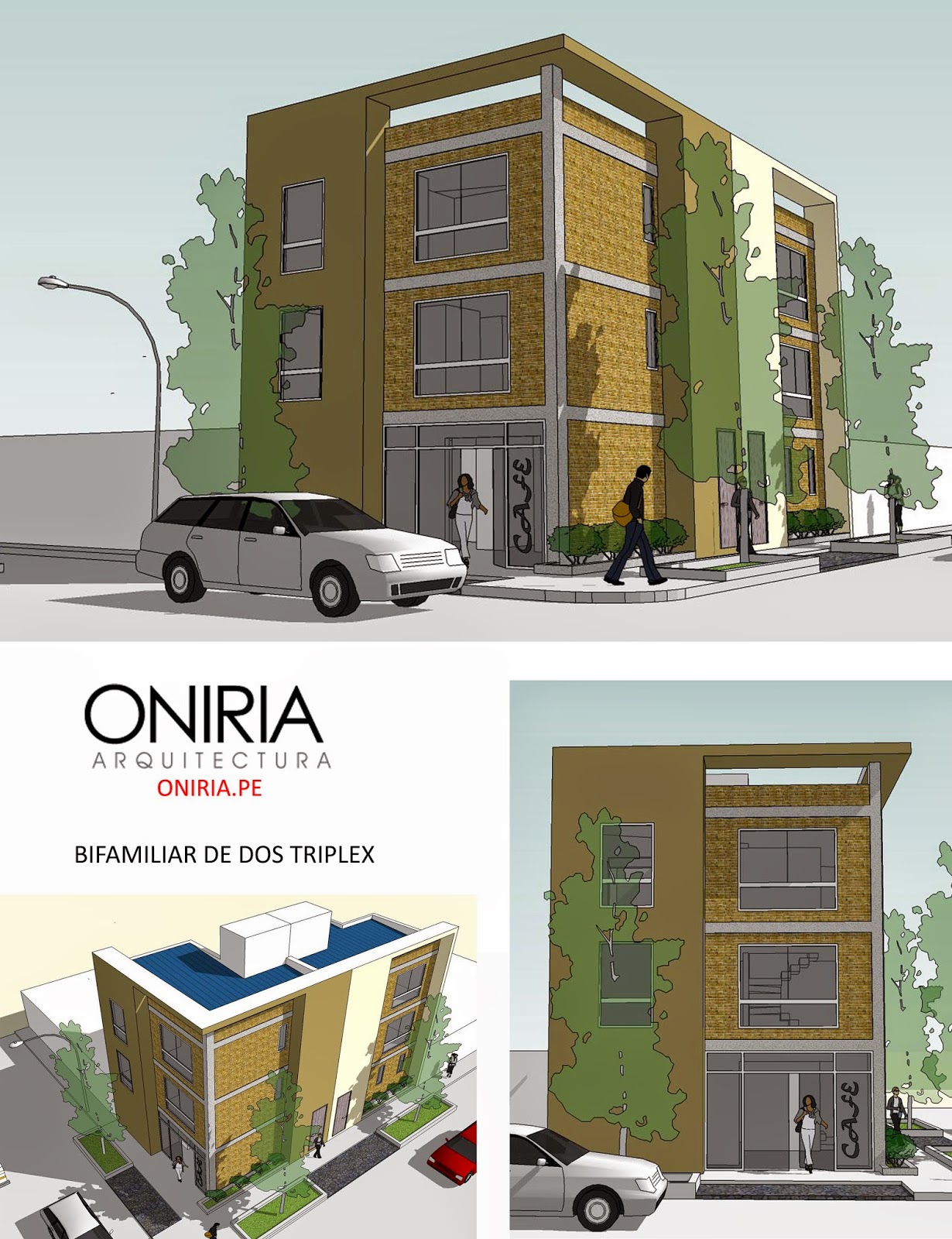 Oniria Arquitectura: Diseño de Viviendas Multifamiliares