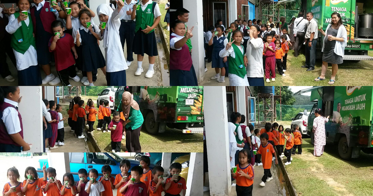 SK Poring-Poring: Pengagihan Milo percuma daripada Nestle Malaysia