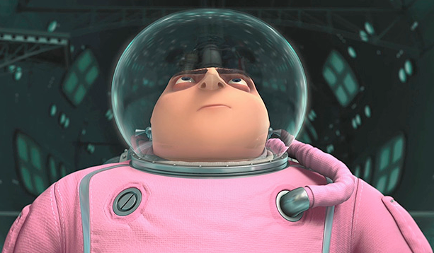 Gru Astronaut In His Pink