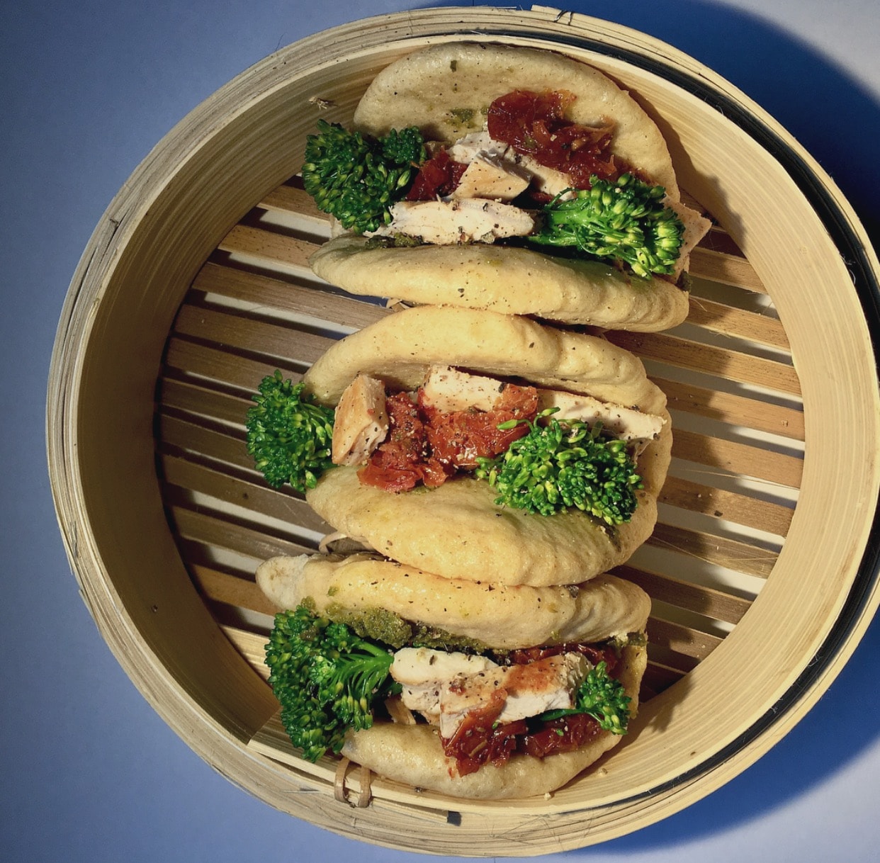 Dulce Muffin: Baos de pavo a la parmesana con Bimi