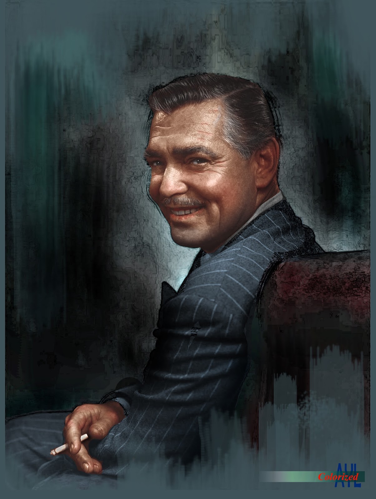 Colors for a Bygone Era: Clark Gable (William Clark Gable, 1901 - 1960 ...