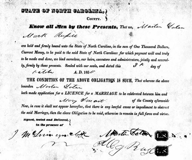 Uwharrie Roots: Mary Ann Smart, daughter of Nathan Smart, is not the ...