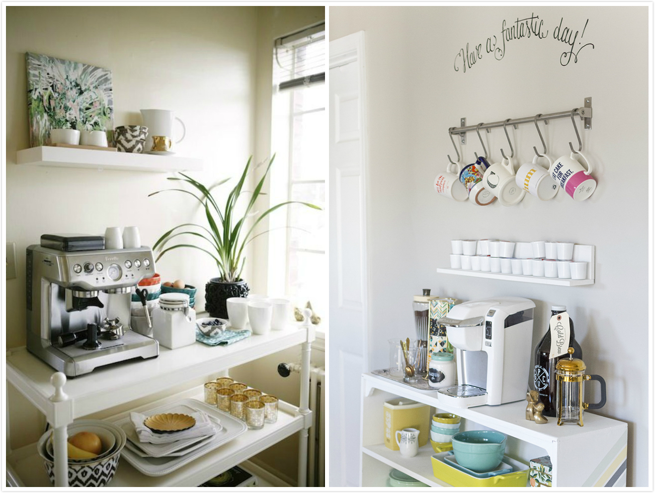 Create your own Coffee Bar / Coffee Corner - Travel & Lifestyle Charlene22