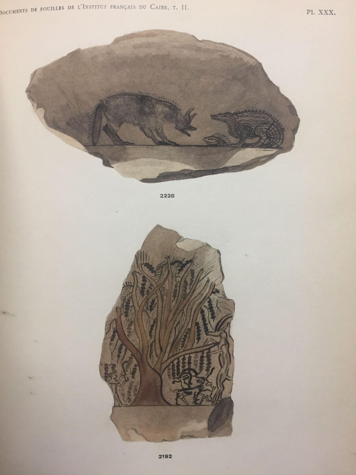 Imagenes de Egipto: Catalogue des ostraca figurés de Deir el Médineh