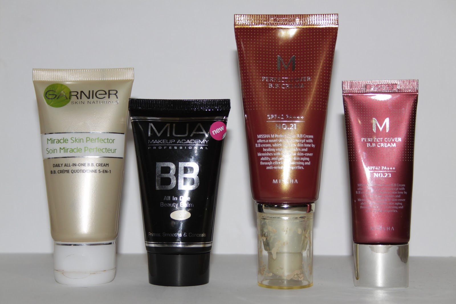 *Make up thats not *Make - up*: BB Cream Overview (MUA, Missha B, Garnier)