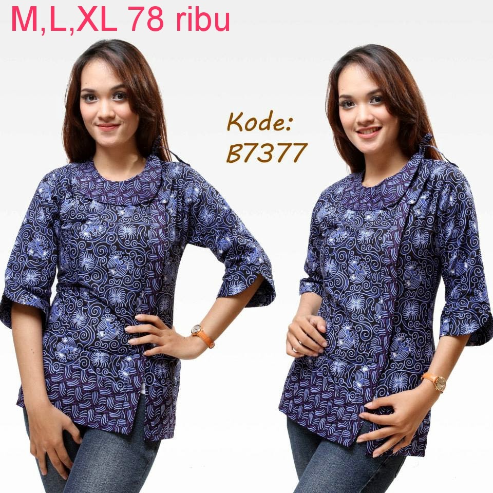 Model Baju Atasan Batik | Model Baju Batik