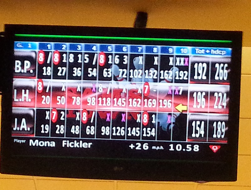 Bowling Around Beautiful...: Sweepers at Sam's Town PrimeTimers 9-pin ...